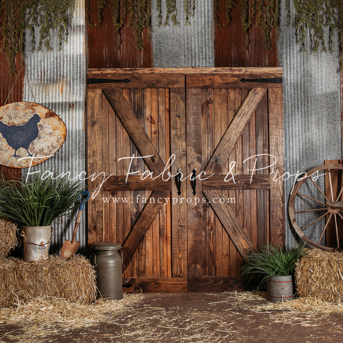 Urban Farmhouse – Fancy Fabric & Props