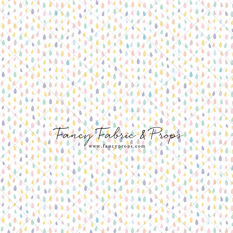 Pastel Raindrops – Fancy Fabric & Props