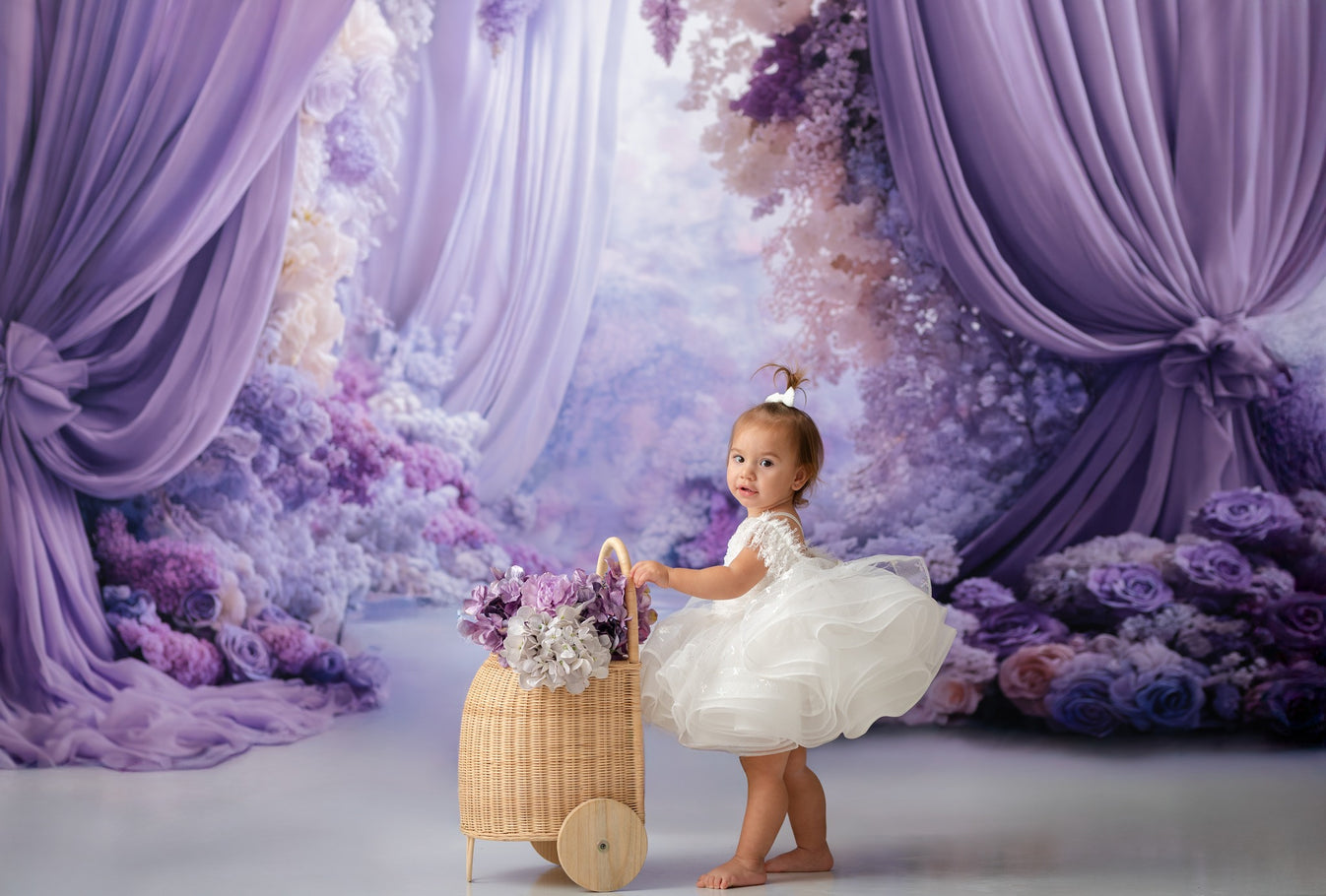 The Lavender Ballroom - With Sweep Option – Fancy Fabric & Props