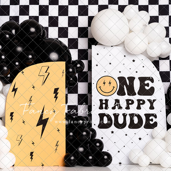One Happy Dude – Fancy Fabric & Props