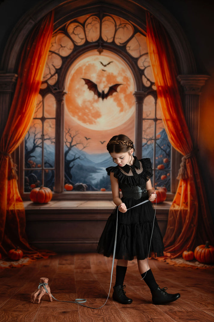Gothic Moonlit Window - With Sweep Option – Fancy Fabric & Props