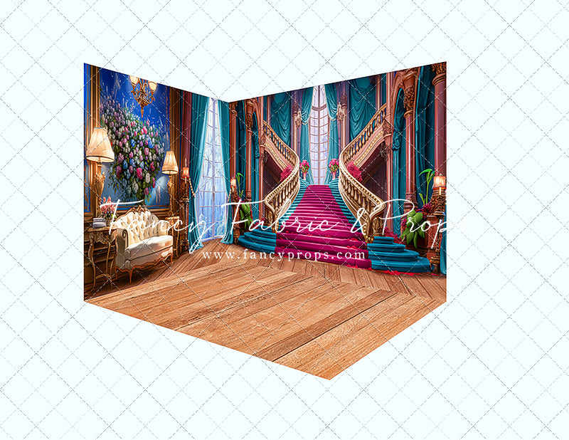 Royal Elegant Lounge - Cyan - Room – Fancy Fabric & Props