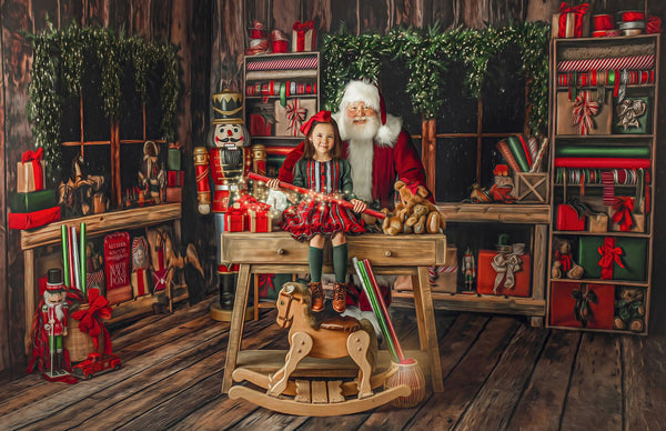 Santa's Present Wrapping Room – Fancy Fabric & Props