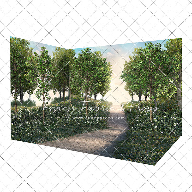 Spring Morning Stroll Room – Fancy Fabric & Props