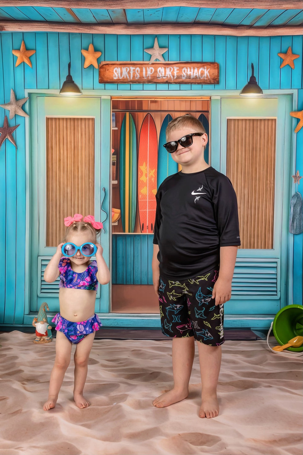 Surf's Up Beach Shack - With Sweep Option – Fancy Fabric & Props