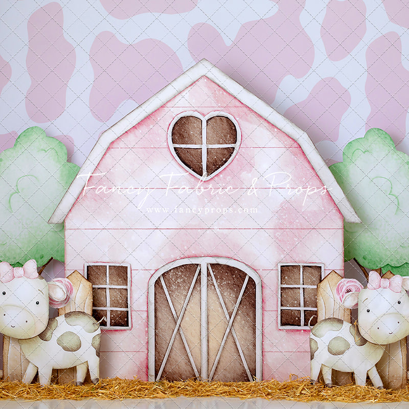 Blushing Barnyard Haven – Fancy Fabric & Props