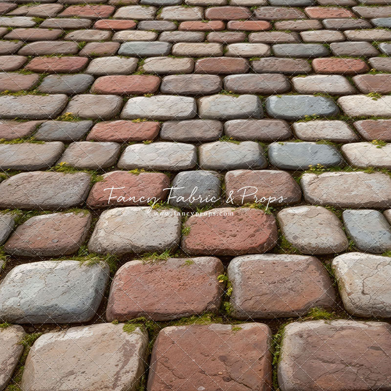 Colored Garrison Cobblestone Floor – Fancy Fabric & Props