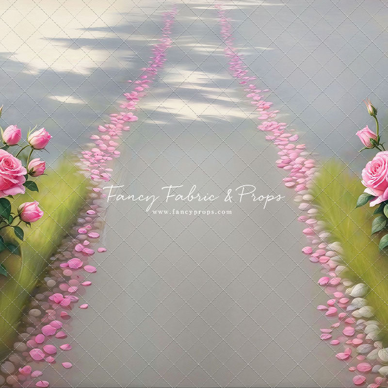 Rosy Blossom Pathway – Fancy Fabric & Props
