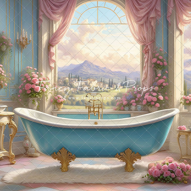 Tuscan Villa Powder Parlor - With Sweep Option – Fancy Fabric & Props