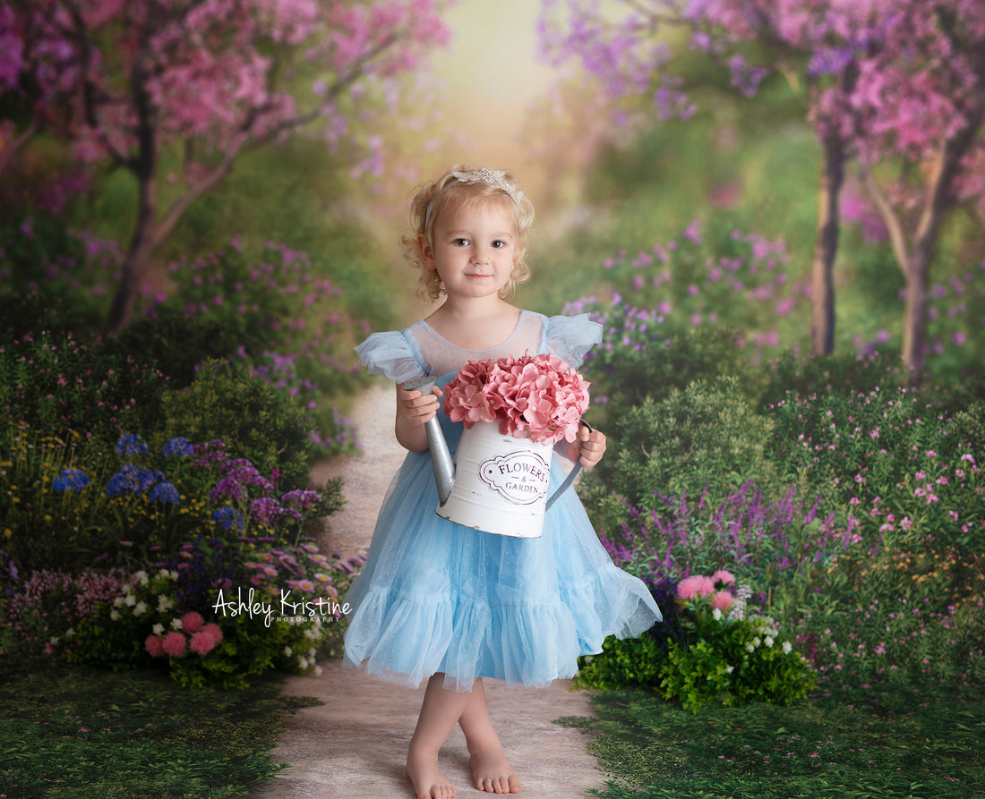 Dreamy Spring Path - With Sweep Option – Fancy Fabric & Props