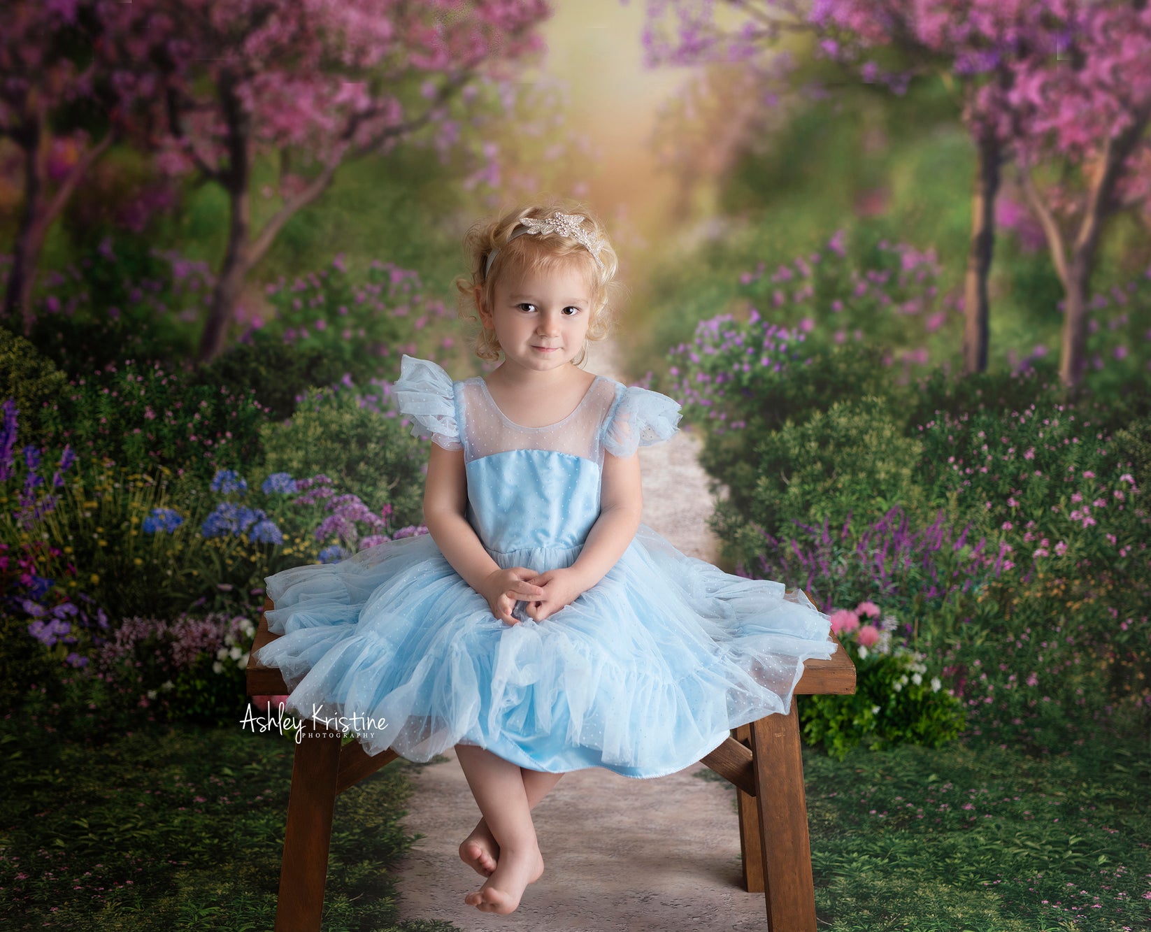 Dreamy Spring Path - With Sweep Option – Fancy Fabric & Props