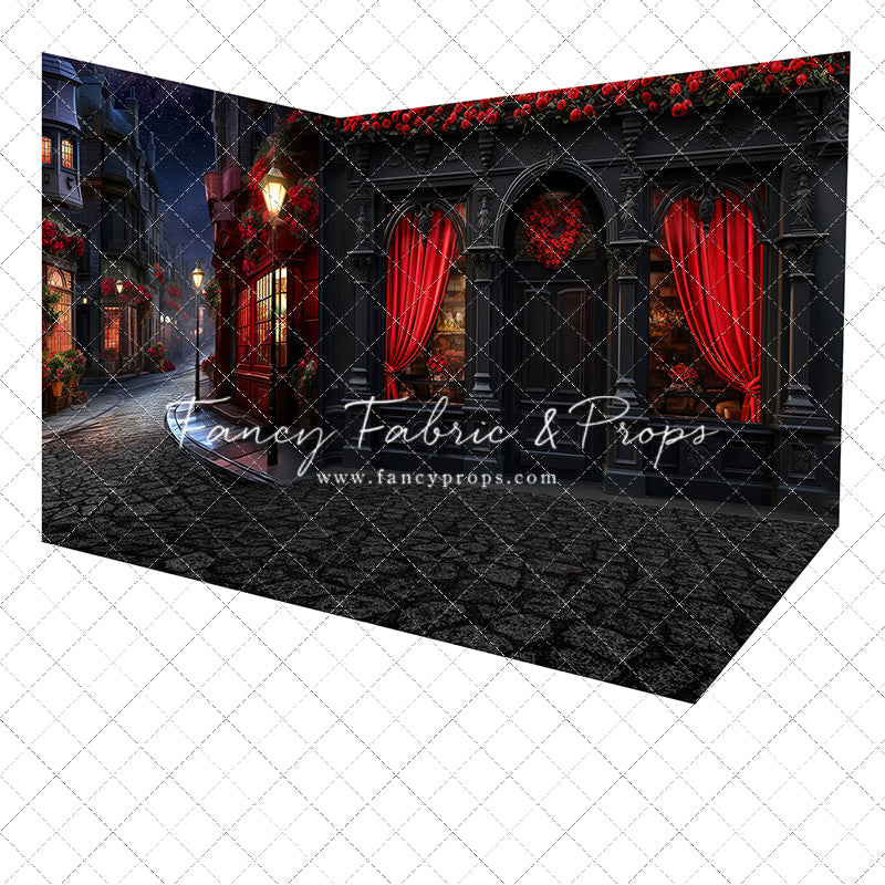 Valentine Cafe Room – Fancy Fabric & Props
