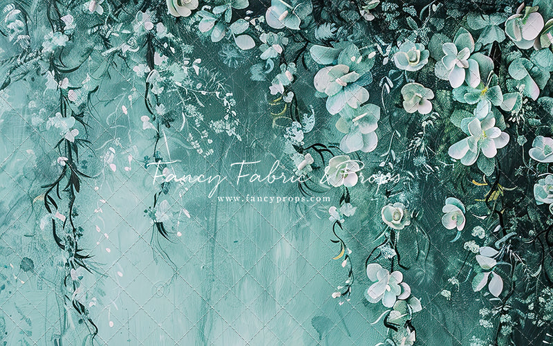 Terrace of Teal – Fancy Fabric & Props
