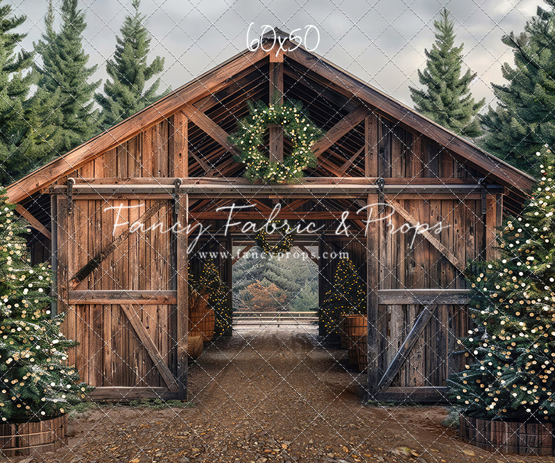 Rustic Country Tree Farm - with Sweep Option – Fancy Fabric & Props