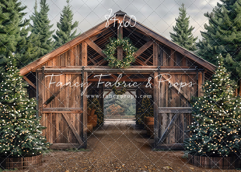 Rustic Country Tree Farm - with Sweep Option – Fancy Fabric & Props