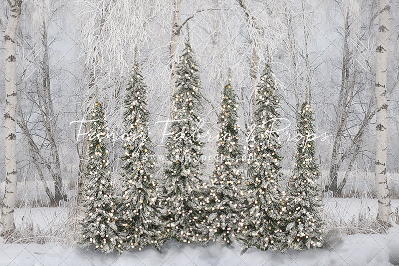 Cocoa Stand Trees – Fancy Fabric & Props