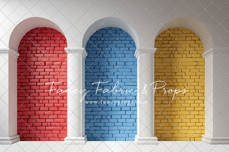 Colorblock Columns - With Sweep Option – Fancy Fabric & Props
