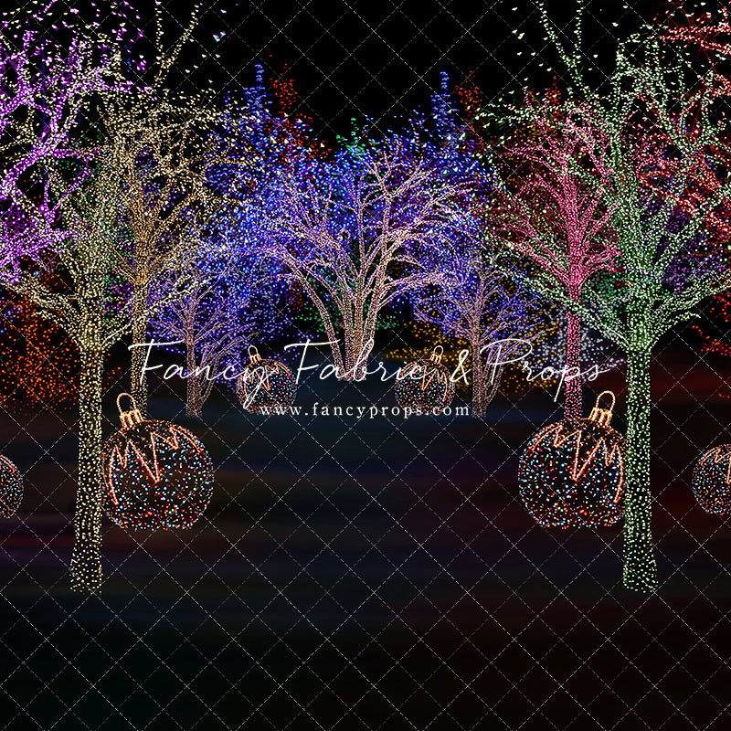 Festive Forest Pathway – Fancy Fabric & Props