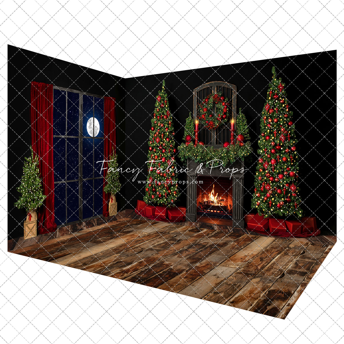 Evening Elegance Mantle - Room – Fancy Fabric & Props