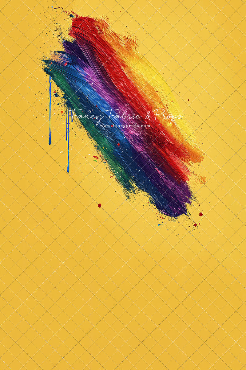 Rainbow Wall – Fancy Fabric & Props