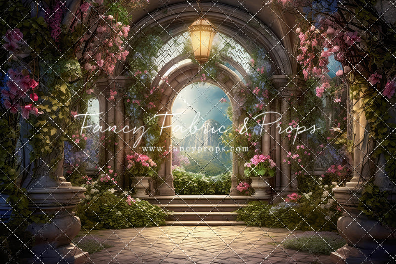 Royal Palace Courtyard – Fancy Fabric & Props