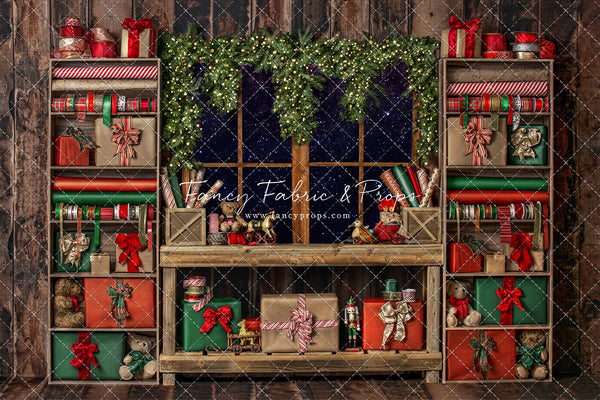 Santa's Present Wrapping Room – Fancy Fabric & Props