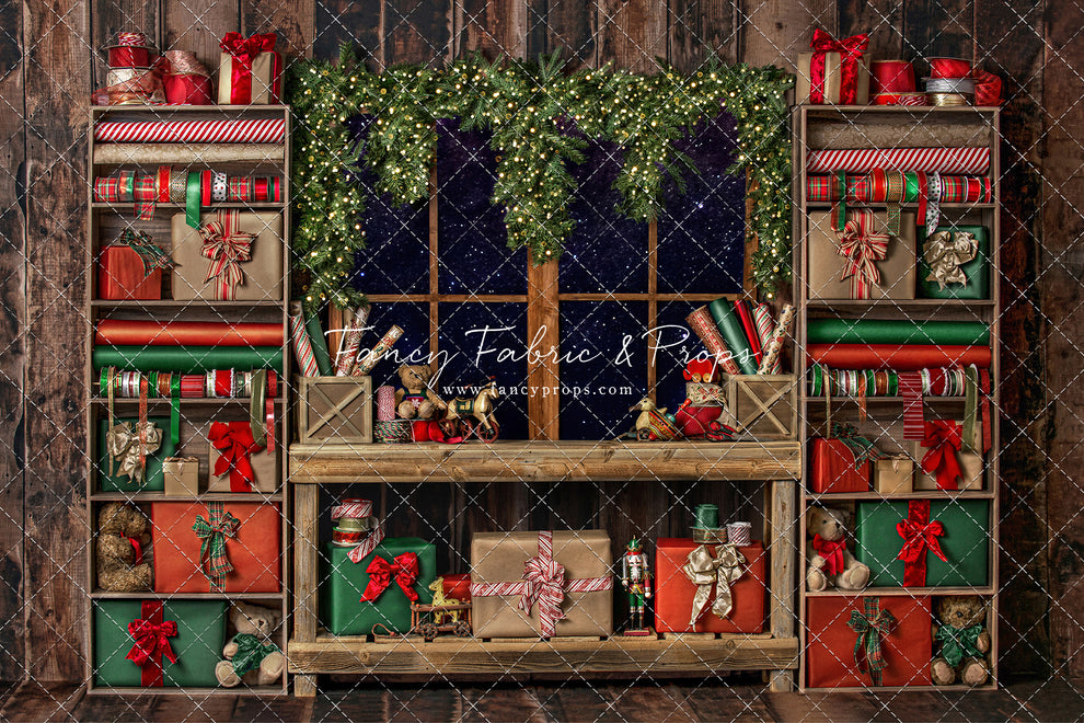 Santa's Present Wrapping Room – Fancy Fabric & Props
