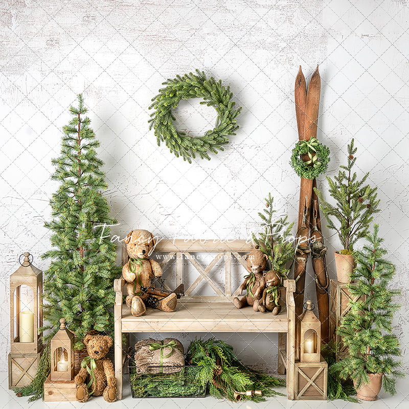 Antique Festive Foyer – Fancy Fabric & Props