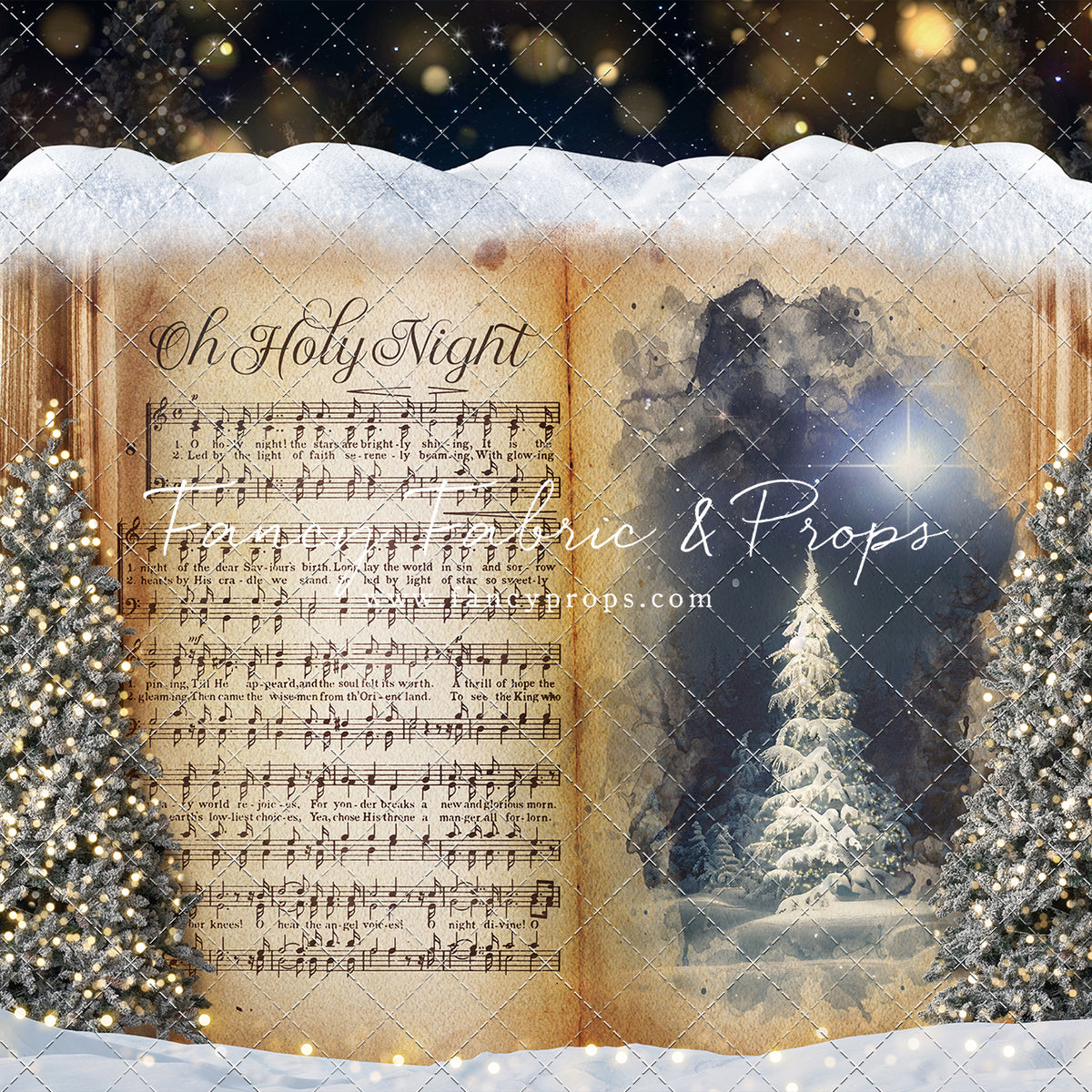 Christmas Caroling – Fancy Fabric & Props