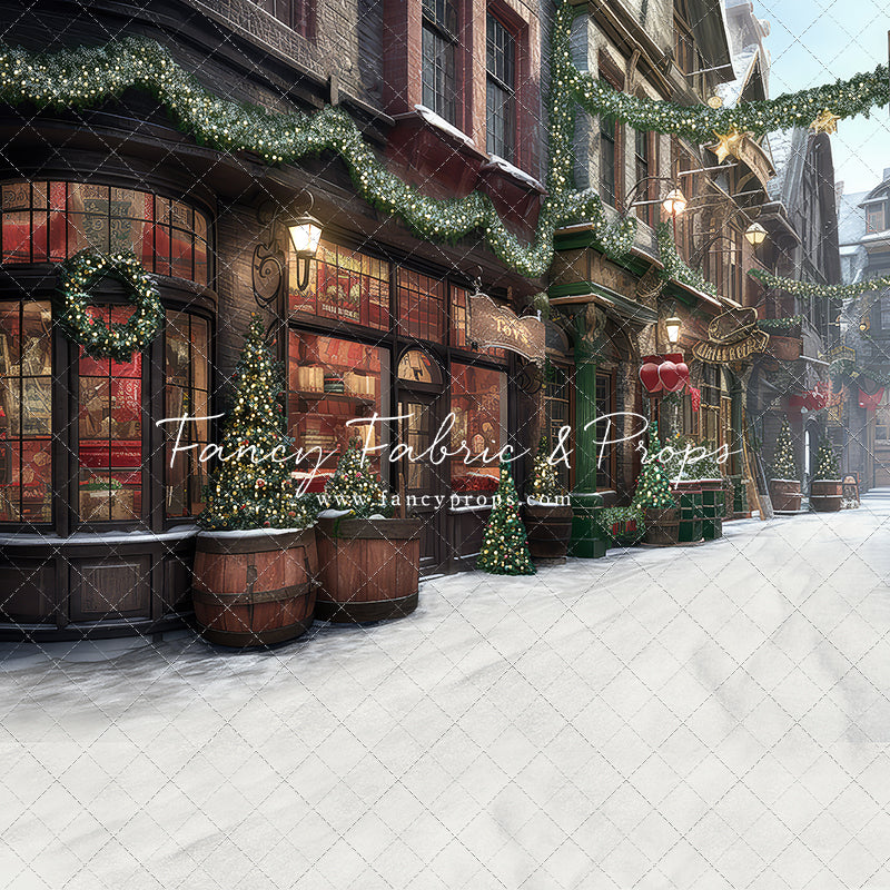 Christmas Town Shopping Center – Fancy Fabric & Props