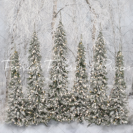 Cocoa Stand Trees – Fancy Fabric & Props