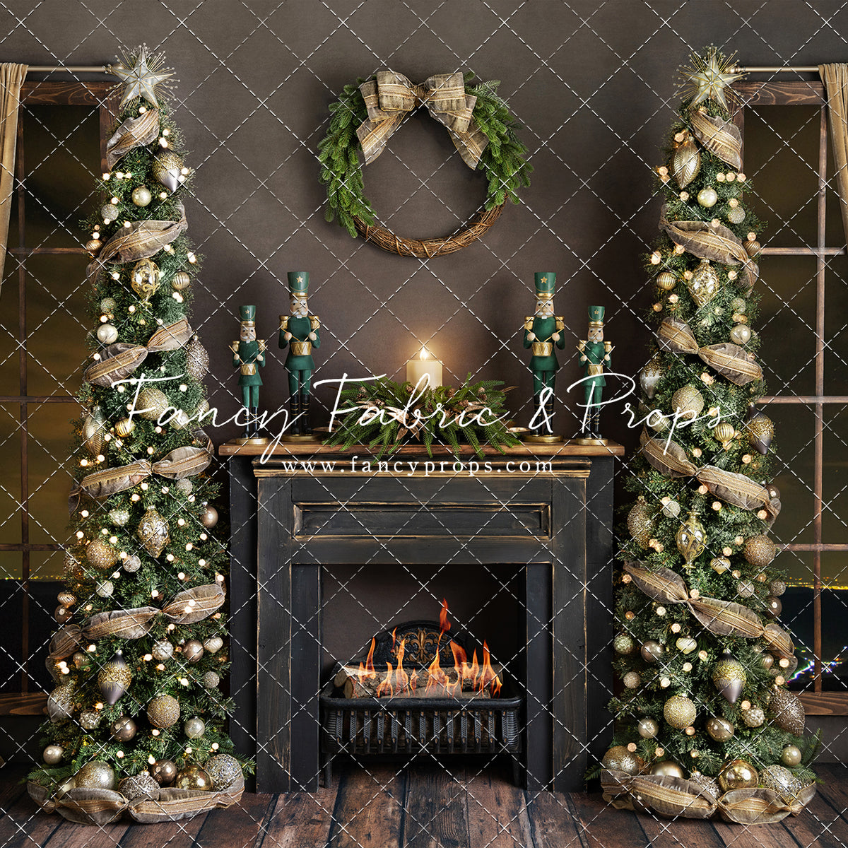 Cozy Warm Mantle – Fancy Fabric & Props