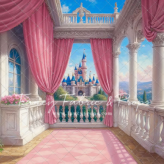 Enchanted Castle Overlook - With Sweep Option – Fancy Fabric & Props