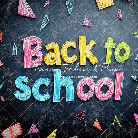 First Day Scribbles - With Sweep Option – Fancy Fabric & Props