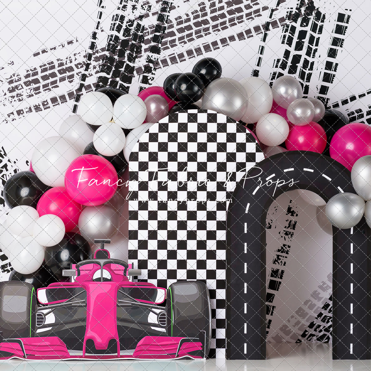 Formula ONE -Pink – Fancy Fabric & Props