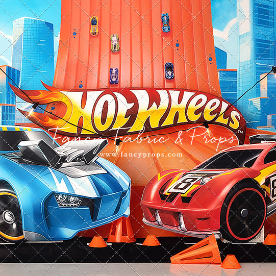 Hot Rod Race Track – Fancy Fabric & Props