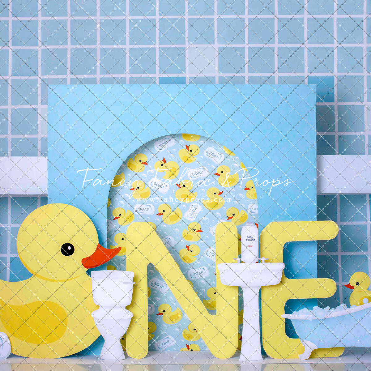 One Rubber Ducky – Fancy Fabric & Props