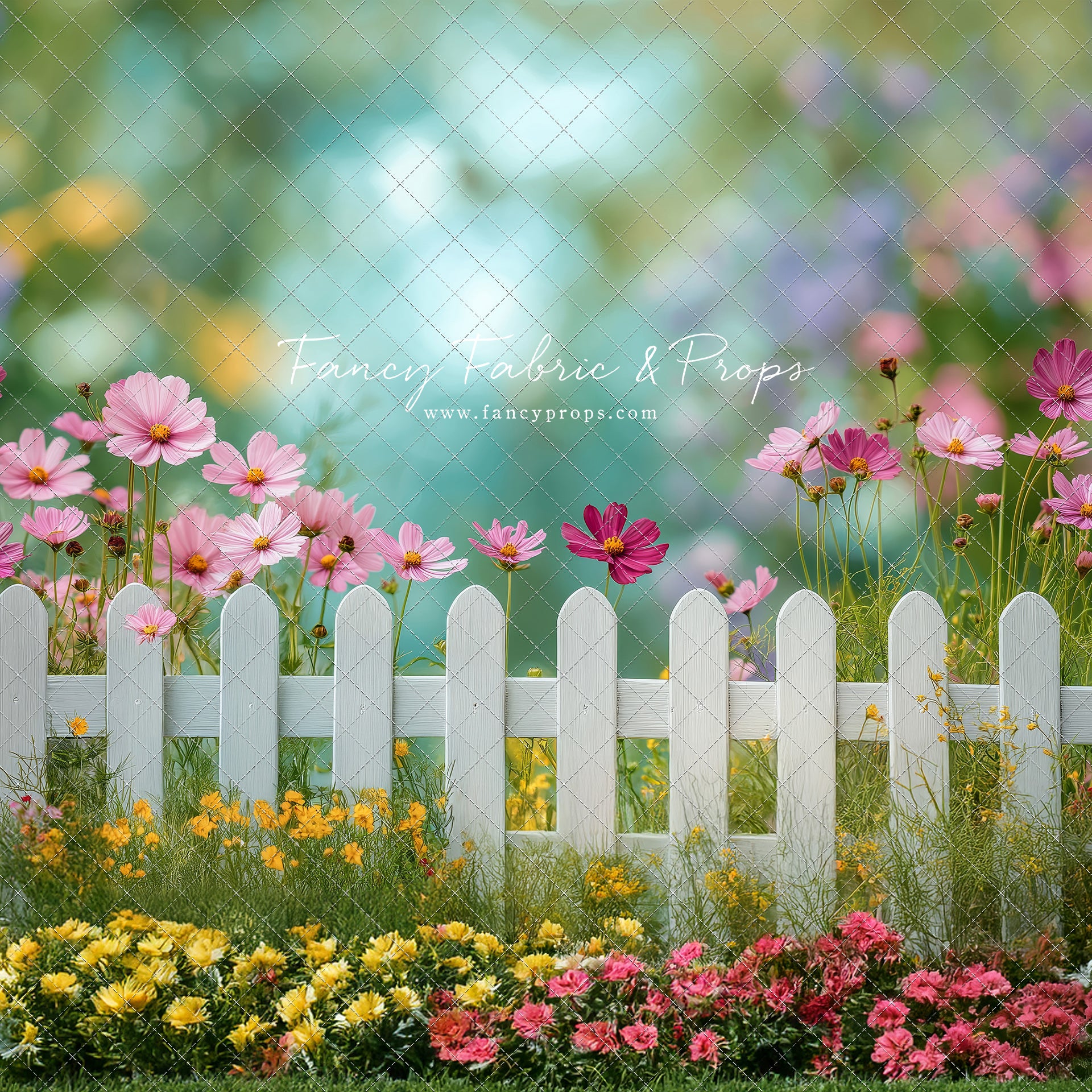 Petals & Picket Fence - With Sweep Option – Fancy Fabric & Props