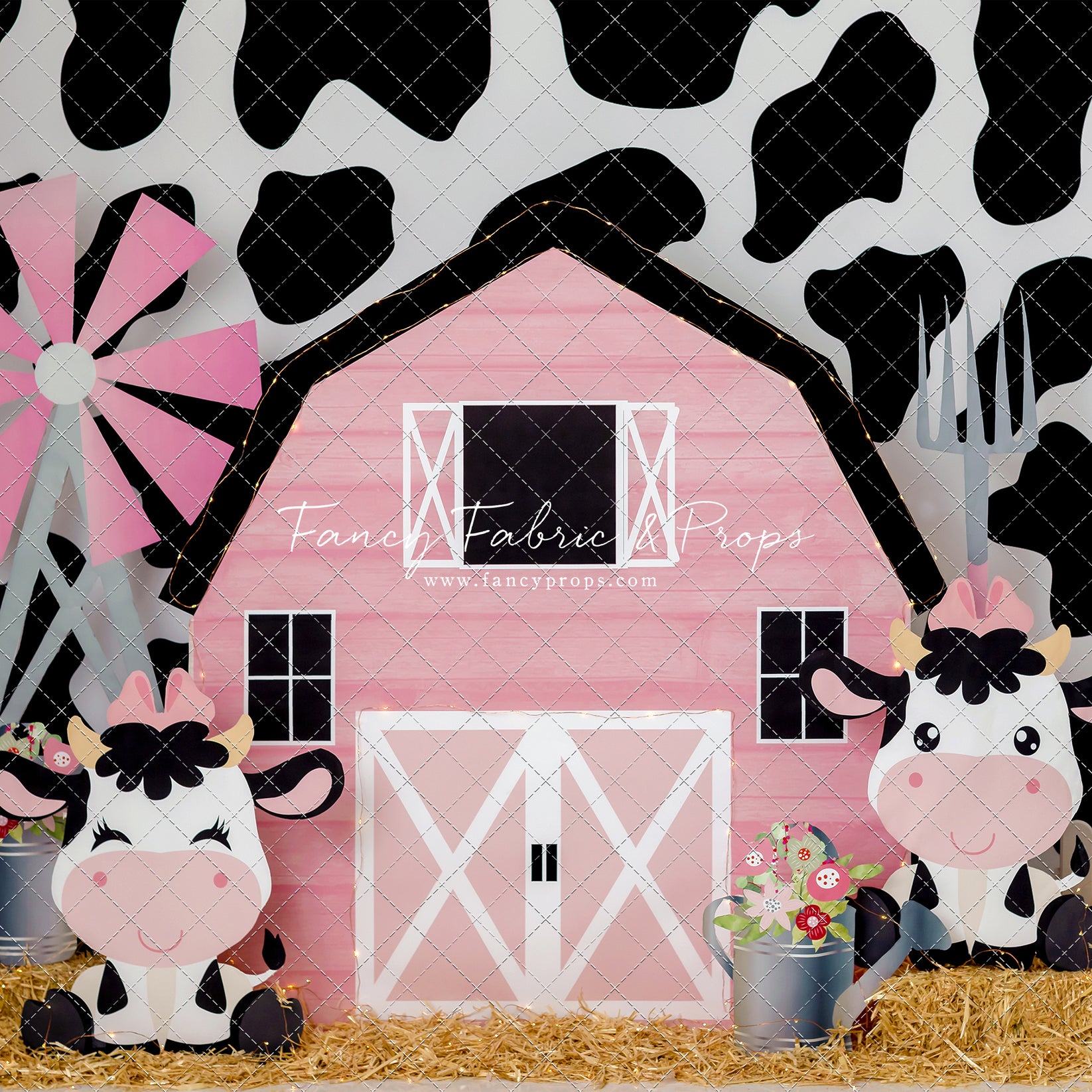 Pink Dairy Farm – Fancy Fabric & Props