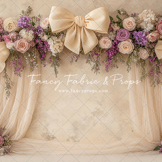Rose & Violet Bowmance - With Sweep Option – Fancy Fabric & Props