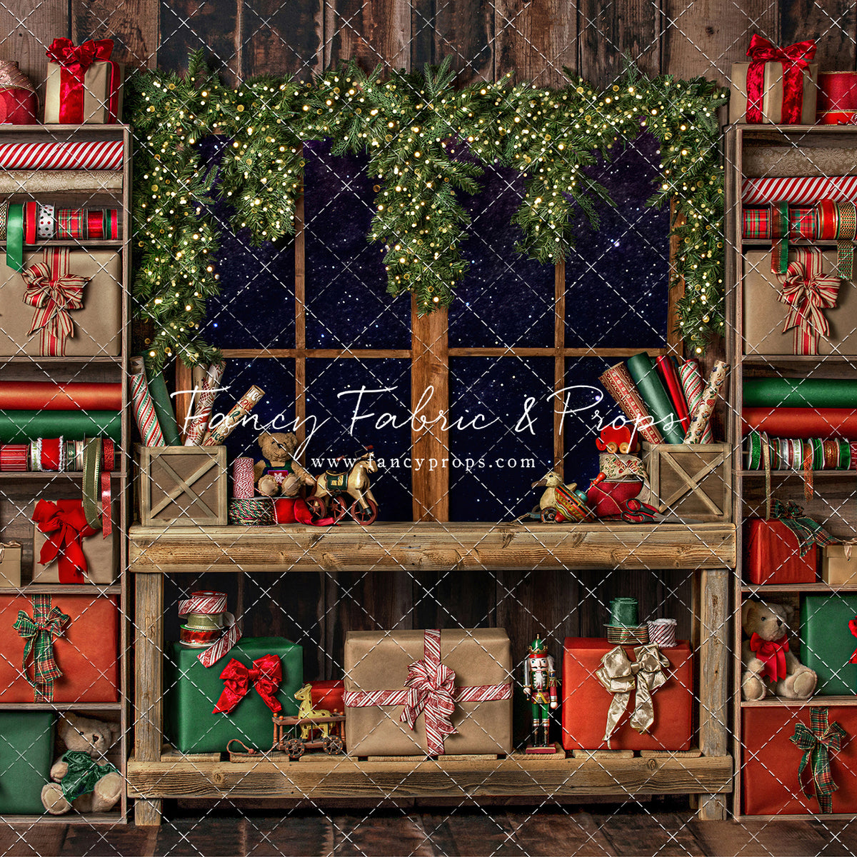 Santa's Present Wrapping Room – Fancy Fabric & Props