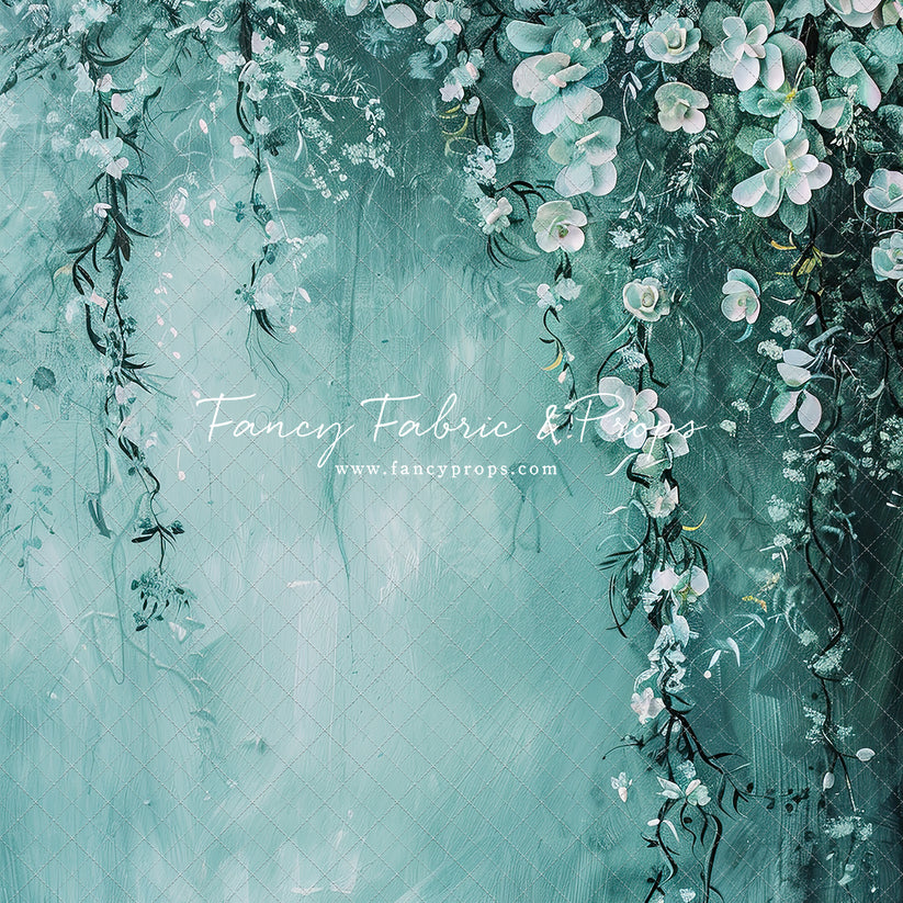 Terrace of Teal – Fancy Fabric & Props