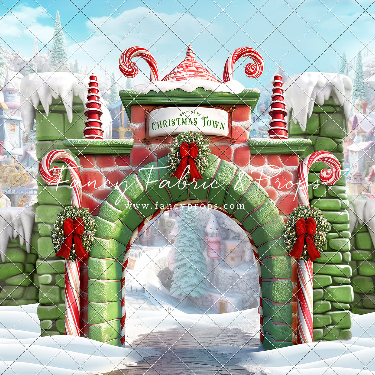 Welcome to Christmas Town – Fancy Fabric & Props