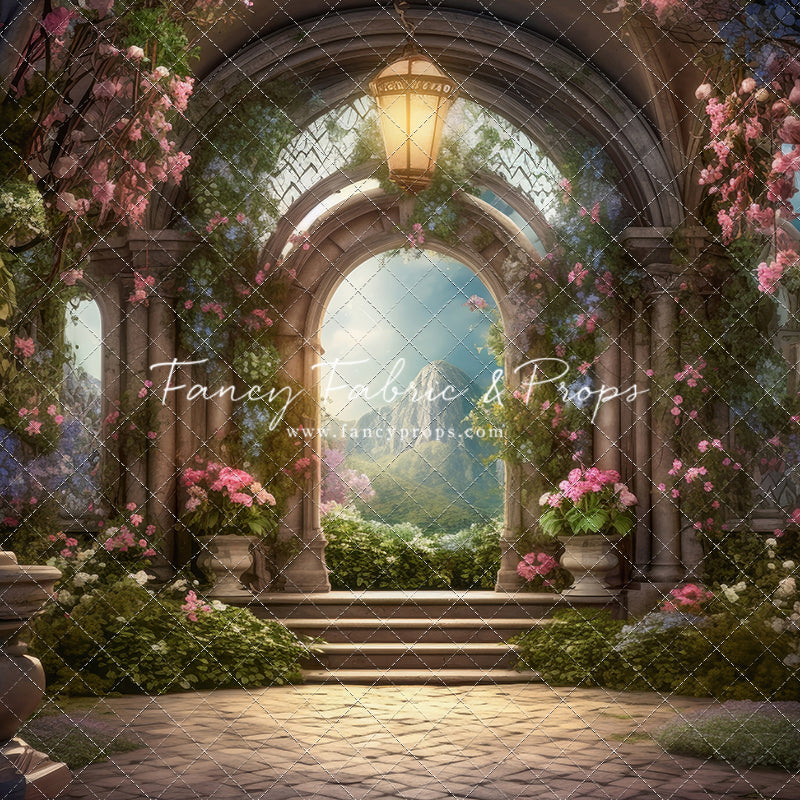 Royal Palace Courtyard – Fancy Fabric & Props