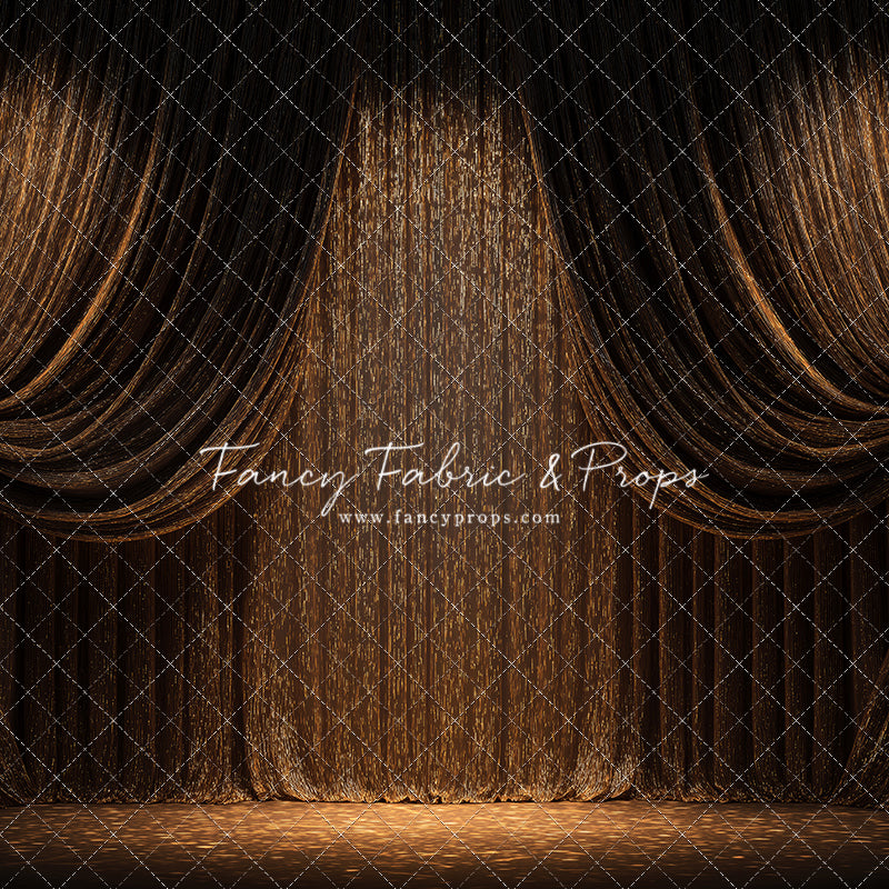 Amber Shimmer Stage - With Sweep Option – Fancy Fabric & Props