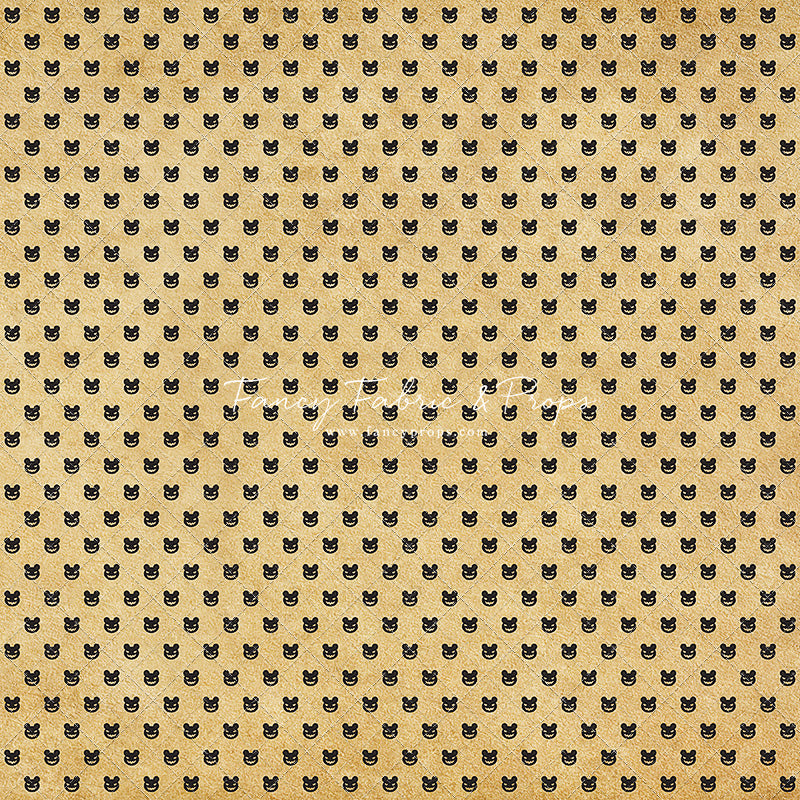 Boo Bear Gold – Fancy Fabric & Props