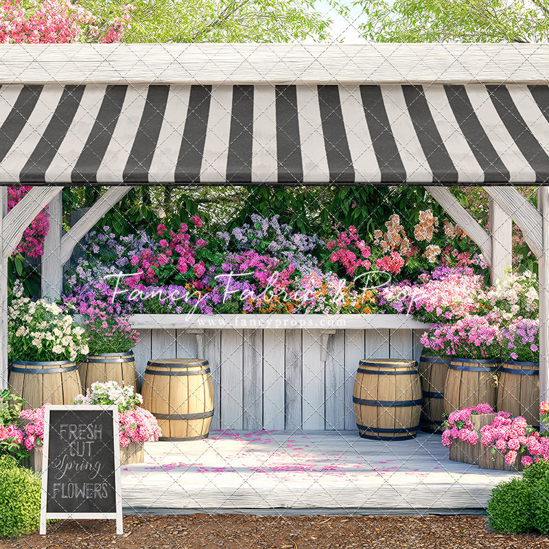 Country Spring Flower Shoppe - With Sweep Option – Fancy Fabric & Props