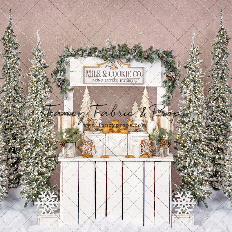 Cream & Sugar Cocoa Stand – Fancy Fabric & Props