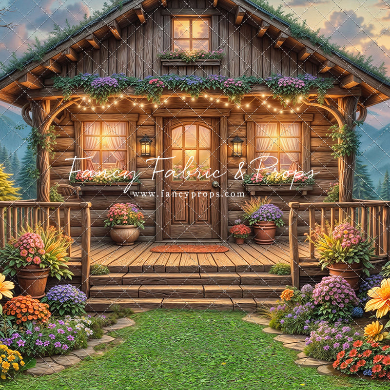 Flourishing Cabin Retreat - With Sweep Option – Fancy Fabric & Props
