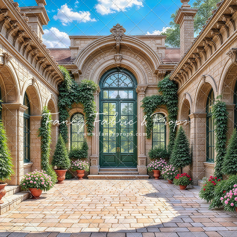 Garden Court Manor - With Sweep Option – Fancy Fabric & Props